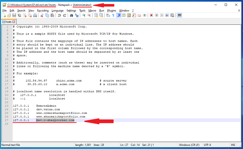 How To Change Localhost To Custom Domain Name In IIS